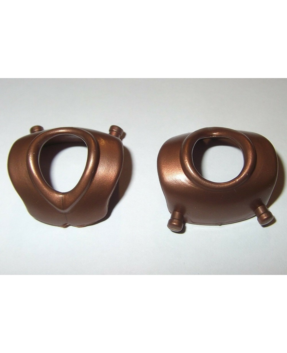 242059 Breastplate short 2 clips bronze 2u Playmobil
